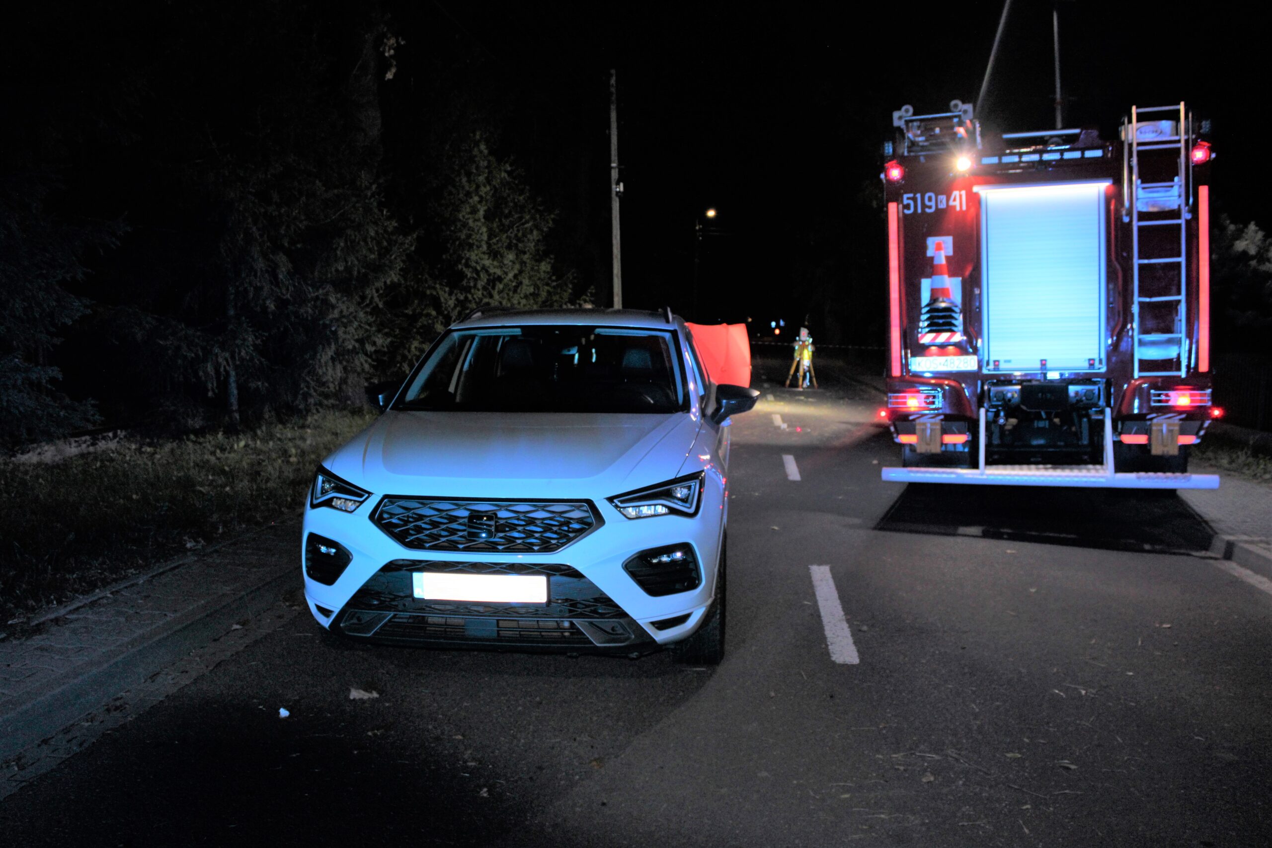 Tragiczny wypadek w Kętach! 37-latek nie żyje, kierowca miał alkohol we krwi
